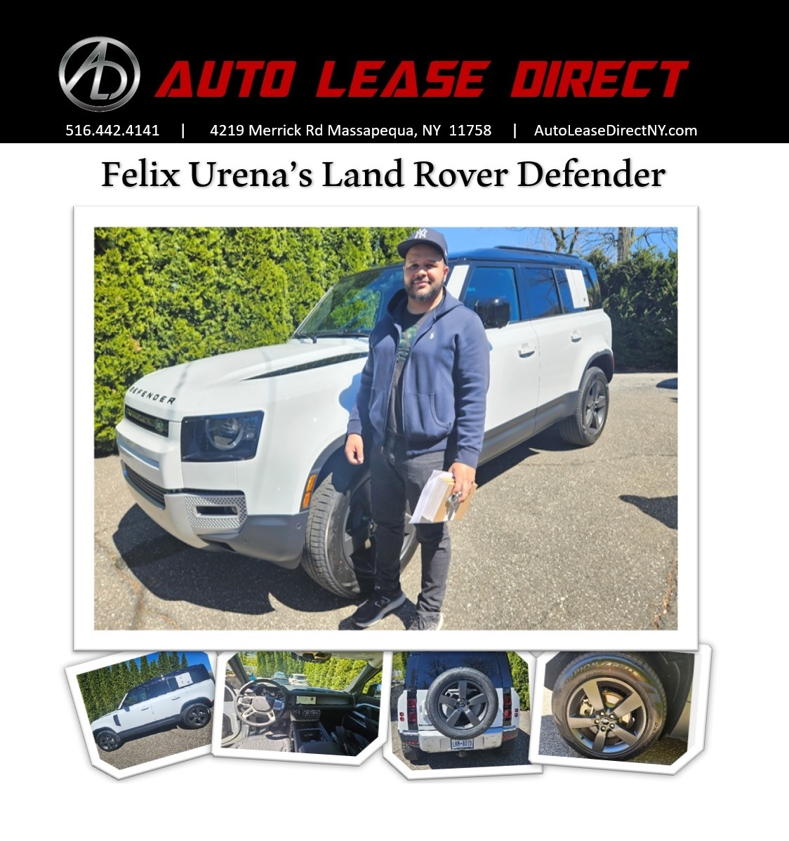 Felix Urena Land Rover Defender Lease Deals Broker Massapequa Long